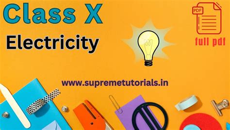 Class 10 Cbse Physics Noteselectricity Notes Pdf Download Supreme