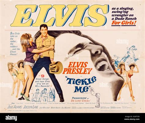 Vintage Elvis Presley Movie Film Poster High Resolution Stock