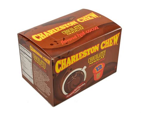 Charleston Chews Chocolately Nougat Hot Chocolate Single Serve Pods 12 Box Candy Favorites