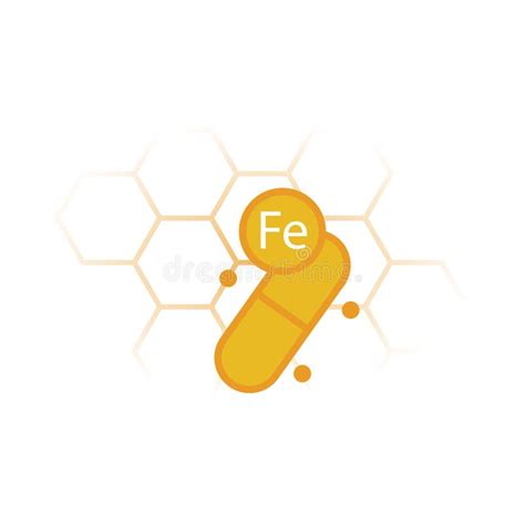 Vitamin Fe Green Icon. Vector Stock Vector - Illustration of food ...