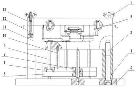 一种割草机壳盖蜡模成型模具的制作方法