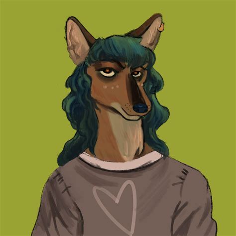 Bambithe House Plant Lovingnon Binary Coyote Art By Me Rfurry