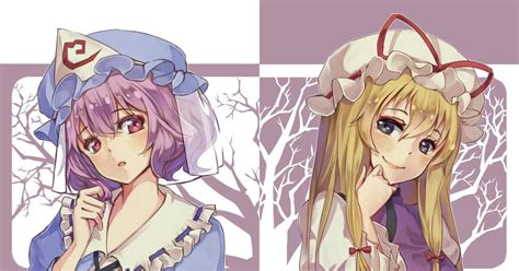 幽幽子 幽幽子x八云紫 Lemontのイラスト Pixiv