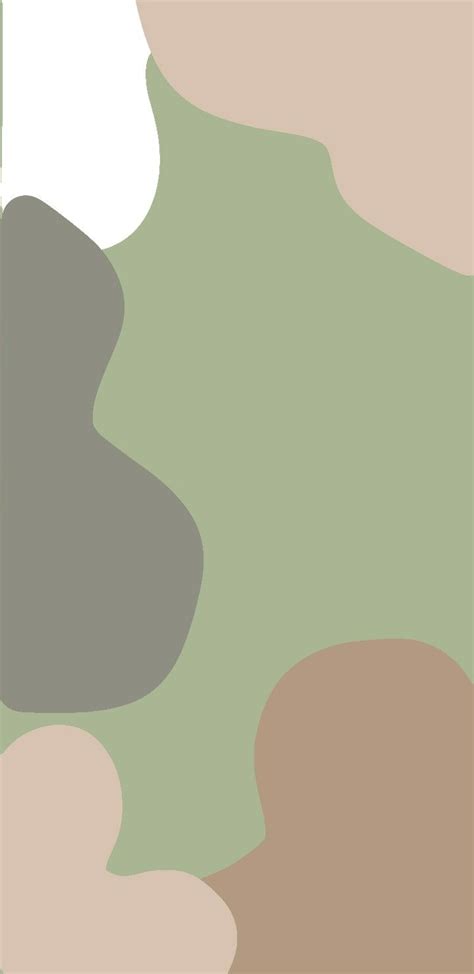Fondo De Pantalla Con Tonos Verdes Y Cafés Fondo Verde Aesthetic