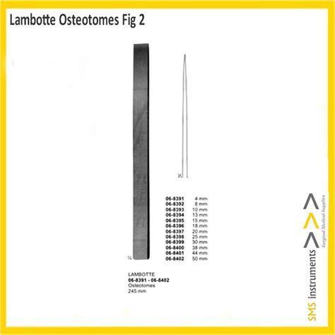 Lambotte Osteotomes Orthopedic Bone Instruments Nazmed Sms