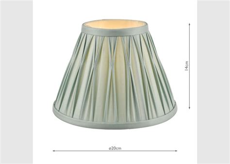 Laura Ashley Fenn Silk Empire Drum Shade Duck Egg 20cm8 Inch
