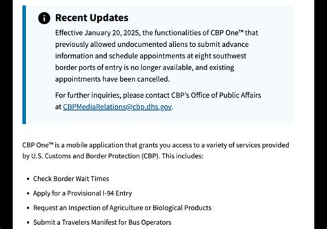 Trump Shuts Down Cbp One App Used To Parole Illegal Aliens Into U S