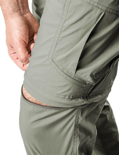 Cqr Mens Convertible Cargo Tactical Pants Water Resistant Outdoor