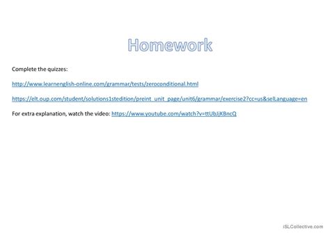 Conditional Sentences Zeroandfirst Co Français Fle Powerpoints