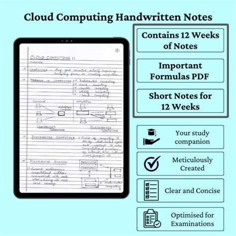 Cloud Computing Handwritten Notes Assignments Combo
