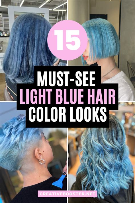 15 Light Blue Hair Color Trends To Try Creativebooster