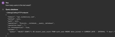chatgpt builder create action to query database