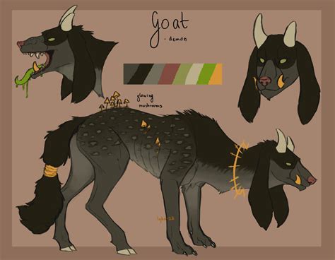 Goat Reference Sheet Oc By Inkadoomedartist On Deviantart