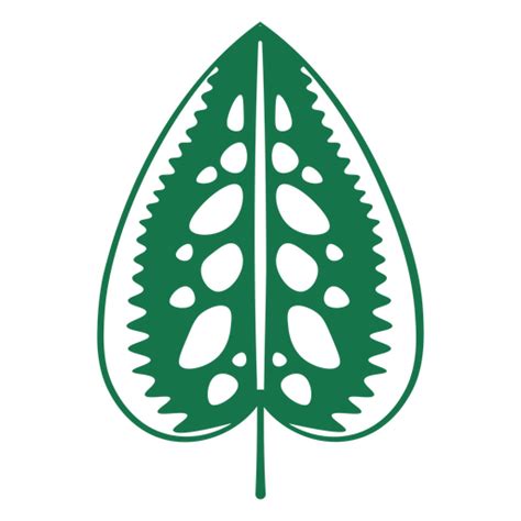 Green Leaf Cut Out Graphic Design Png And Svg Design For T Shirts