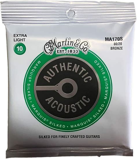 Martin Authentic Acoustic Guitar Strings Marquis Silked