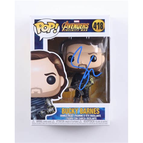 Sebastian Stan Signed Avengers Infinity War 418 Bucky Barnes Funko