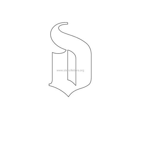 Lowercase Old English Wall Letter Stencils Stencil Letters Org
