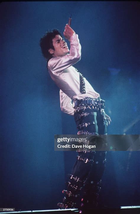 Michael Jackson Performs On Stage During His Dangerous Concert Tour News Photo Getty Images