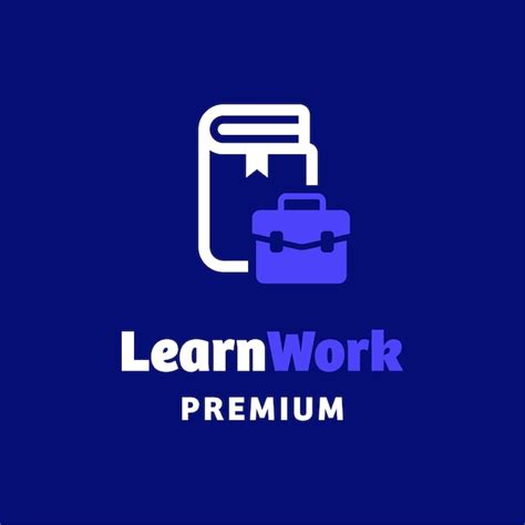 Premium Vector Learn Work Logo