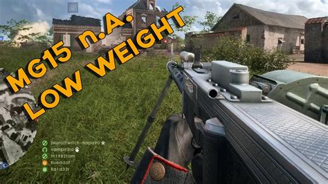 Battlefield 1 The Mg15 N A Low Weight 2020 Youtube
