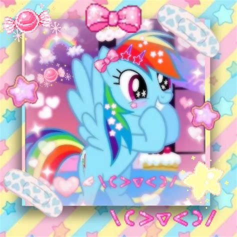 Rainbow Dash Cute Icon V