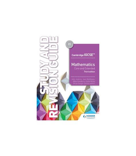 Cambridge IGCSE Mathematics Core and Extended Study and Revision Guide 3rd edition - BlinkShop