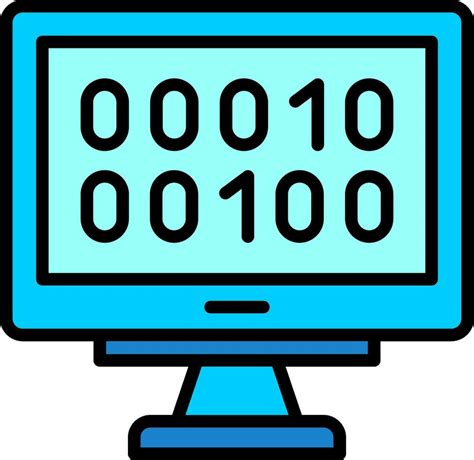 Binary Vector Icon Design 27211044 Vector Art At Vecteezy