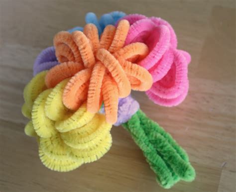 Mothers Day Pipe Cleaner Flower Bouquet Make And Takes