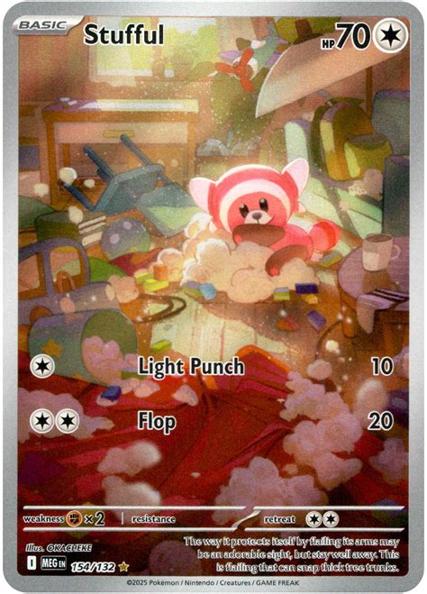 Stufful 154132 Mega Evolution Holo Card Cavern Trading Cards Llc
