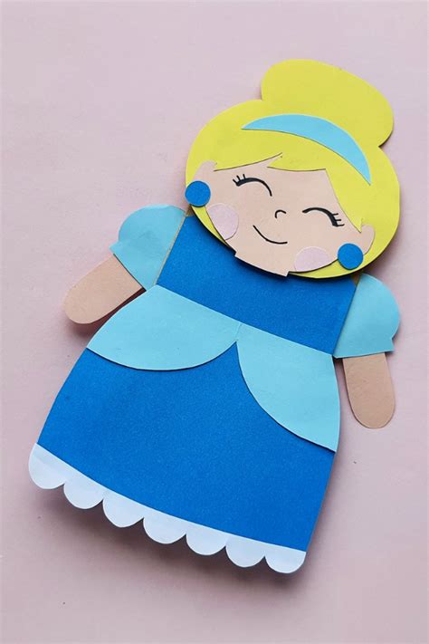 Adorable Cinderella Puppet Craft Pixie Dusted Journeys