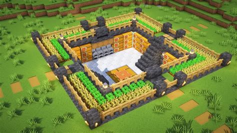 Easy And Quick Underground Base Deepslate And Oak Tutorial 🏡07