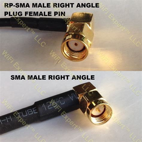 Rg402 Rp Sma Male Angle To Sma Male Angle Coaxial Rf Pigtail Cable Rf