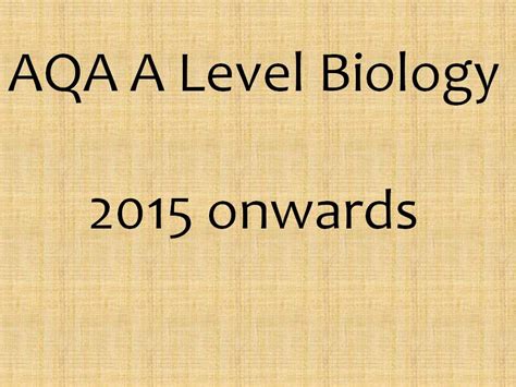 Aqa As Biology Diffusion Teaching Resources