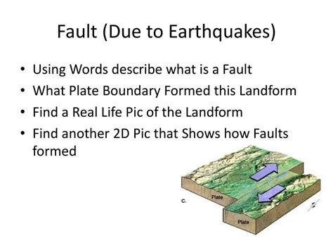 Plate Tectonics And Their Land Formations Ppt Download