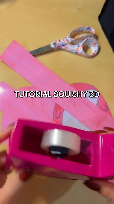 Tutorial Squishy 3d Paper Crafting Ideas Tiktok