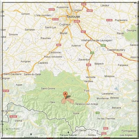 Ariège Massat Position Château Amour Sur Carte Château Féodal Et