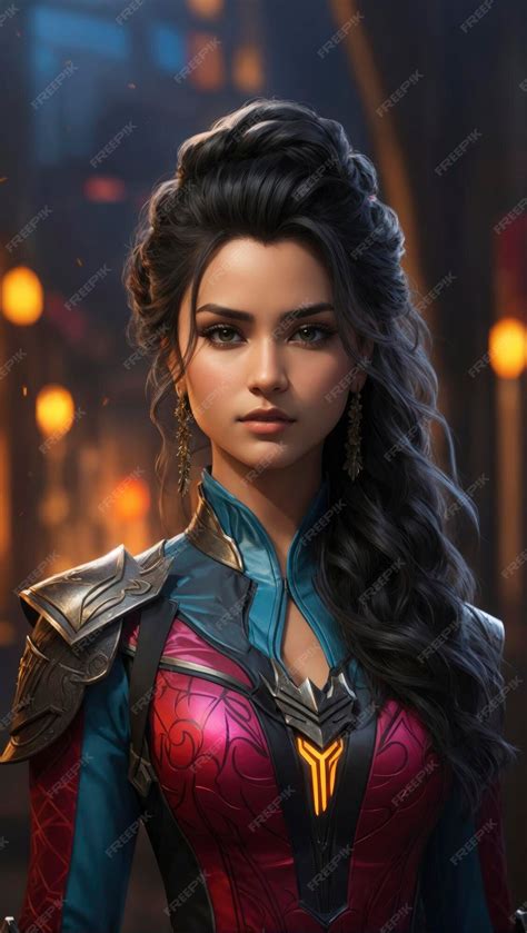 Premium Ai Image Valorant Reyna In Cosplay Costume Jumpsuit Outfit