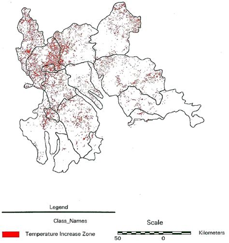 Gissu Urban Expansion And Temperature Increase