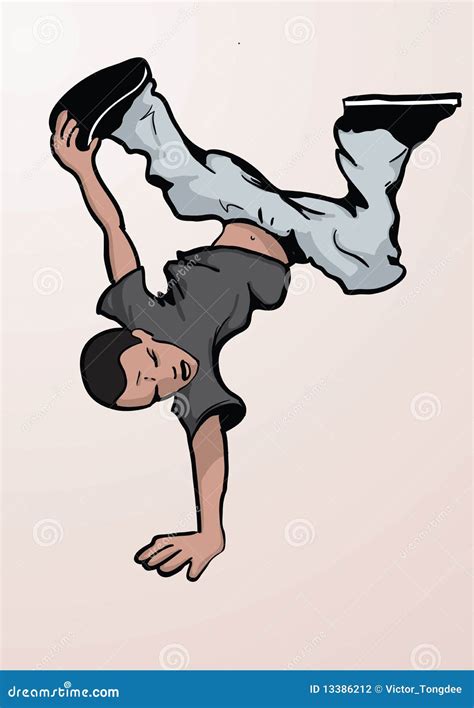 Break Dance Stock Vector Illustration Of Motion Fashion 13386212