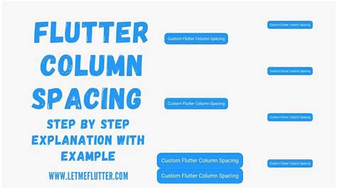 How To Customize Flutter Column Spacing By Zeeshan Ali Medium