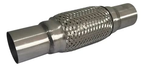 Flexível Escapamento 1 78 Polegadas Malha Dupla Em Inox Parcelamento Sem Juros