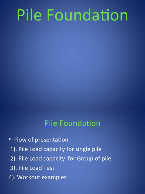 Pile Foundation Randb Part 2 Pdf Deep Foundation Applied And