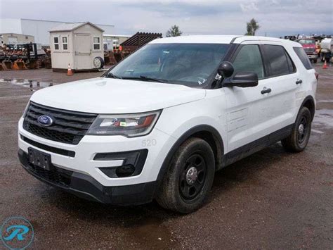 2016 Ford Explorer Awd Police Interceptor Suv Roller Auctions