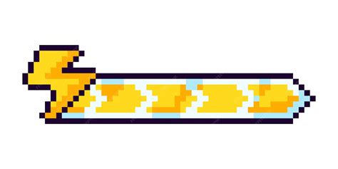 Jeu De Barre De Progression Pixel De Vitesse Dénergie Vecteur Premium
