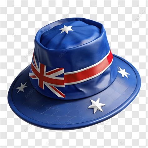 Australian Flag Hat Clipart Illustration Australian Flag Hat Aussie