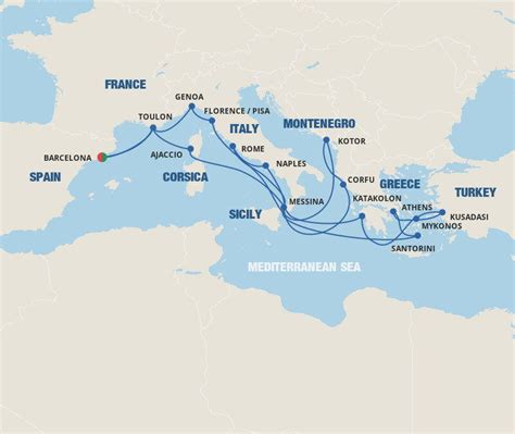 Grand Mediterranean Collection Princess 22 Night Roundtrip Cruise