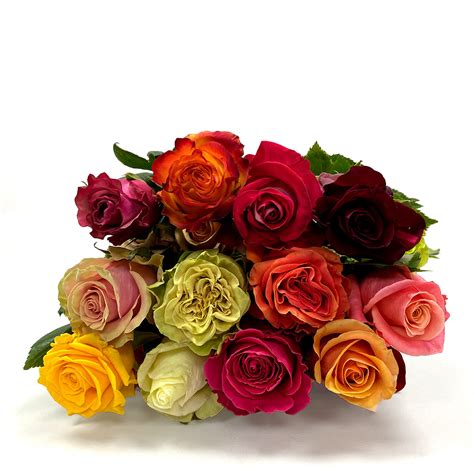 Fiesta Rose Mix Diy Wedding Flowers Flower Moxie