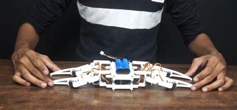 How To Make A Walking Spider Robot At Home 3d Printed Crawling Robot