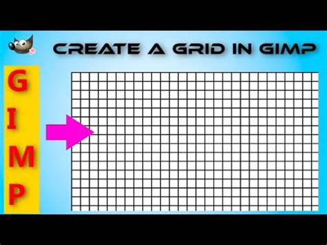 Gimp How To Create Grid Effect In Gimp YouTube