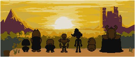 Patreon Only Undertale Cross Stitch Pattern True Pacifist Ending